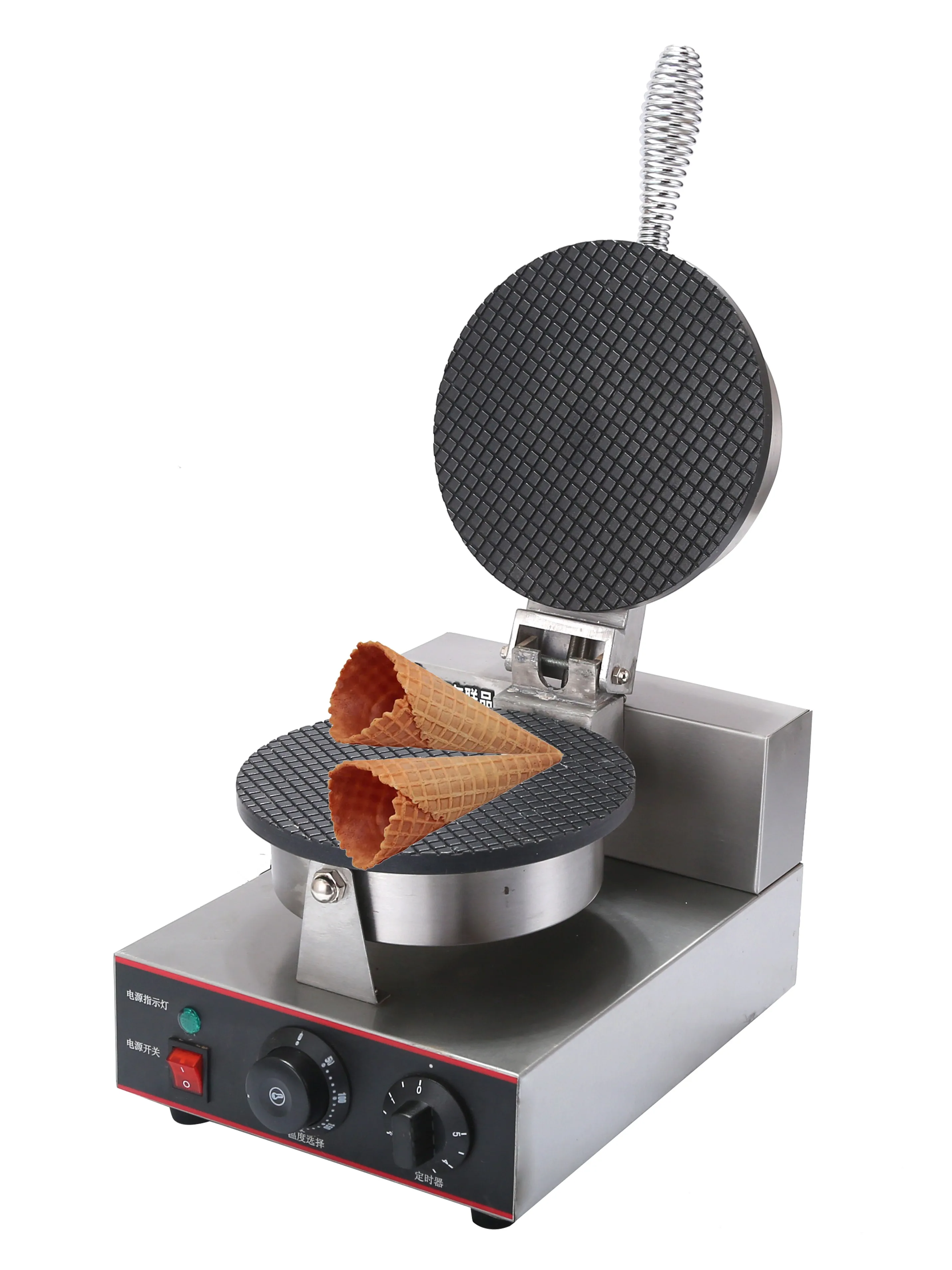 Commercial Electric Ice Cream Waffle Cone Baker Maker Machine Waffle ...