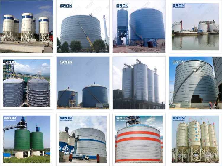 Multi-Types Steel Cement Storage Silo Customized Capacity Free Solution ...
