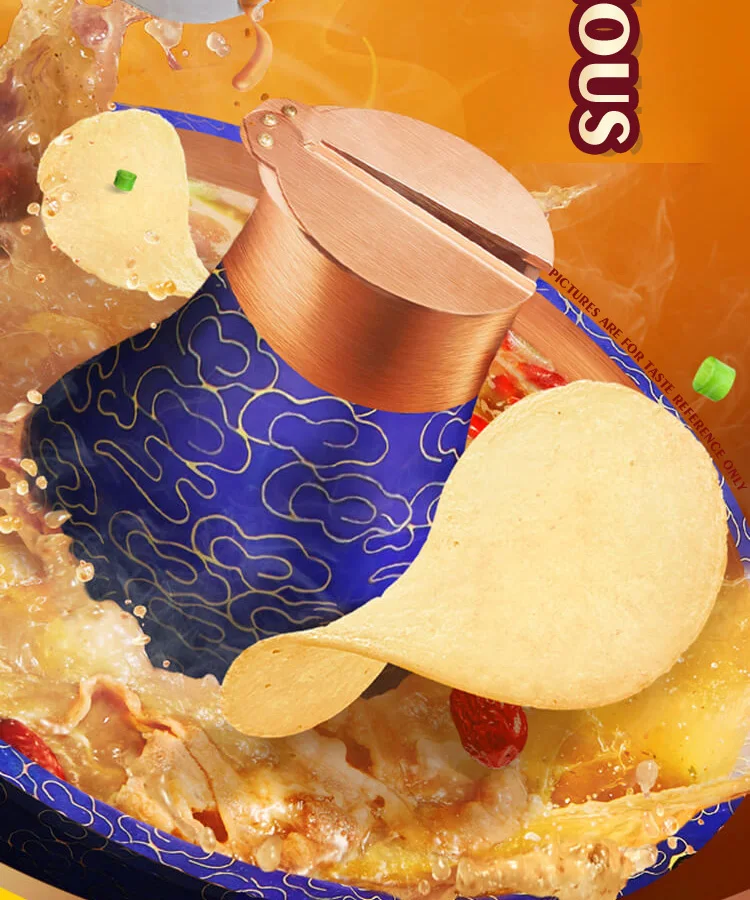 Lays Potato Chips - Exotic Snack with Spicy Butter Sesame Sauce Flavor