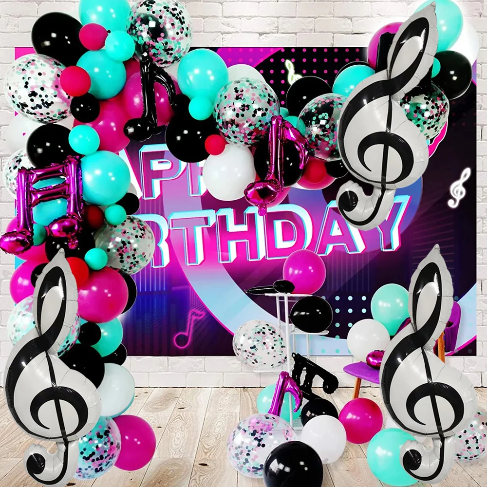 Treble Clef Balloon - Music Note Birthday Party Decoration for ...