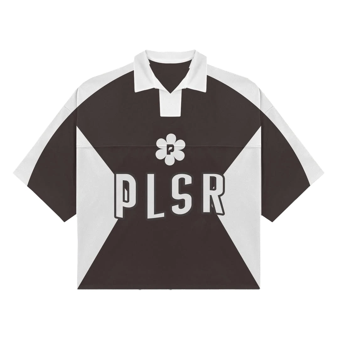 Custom Boxy Cropped Jersey T-shirt Sports Mesh Oversized Streetwear ...