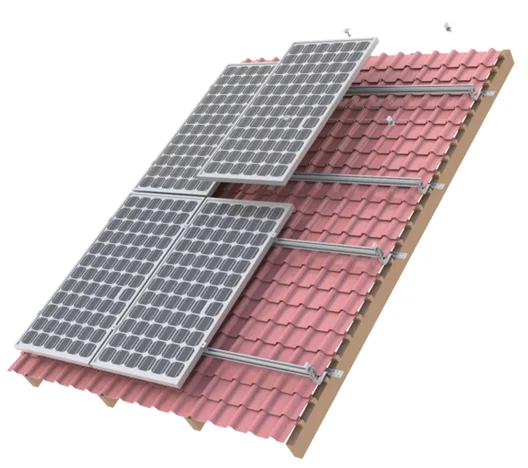 Photovoltaic Solar Roof Tile K2 Bracket Roof Tiles Solar Mounting Solar ...