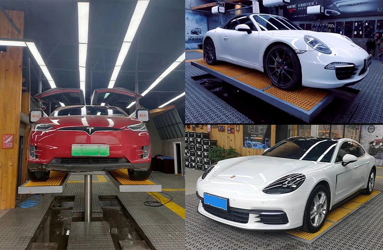 3.5ton Electric Hydraulic Single Post Ingroud Lift Suitable Car Wash ...