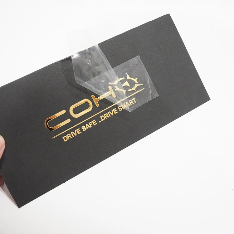 Custom Metal Transfer Stickers - Transparent Logo Vinyl