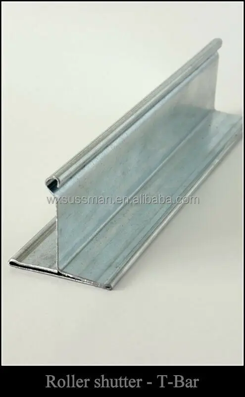 Aluminum Galvanized Steel Rolling Shutter Door Bottom Rail Roll Forming Machine T Bottom Bar ...