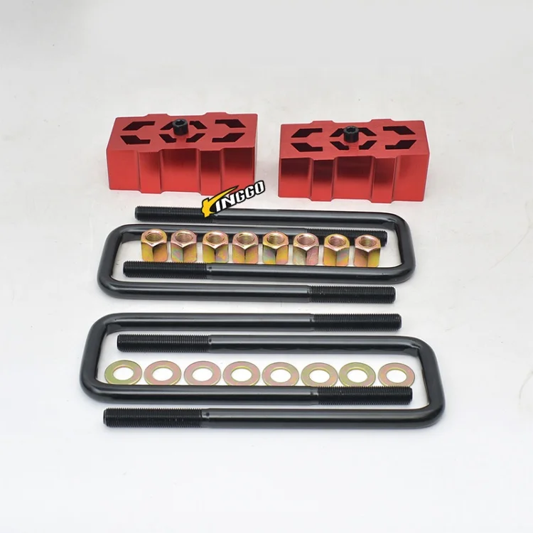 4x4 Suspension Leveling Kit Aluminum Tapered Face Block Rear Lift Block ...