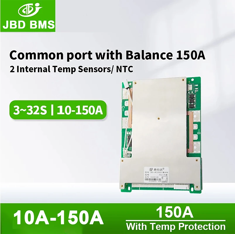 Jbd Bms 32s Li-ion 120v Bms 60a Common Port With Balance And ...