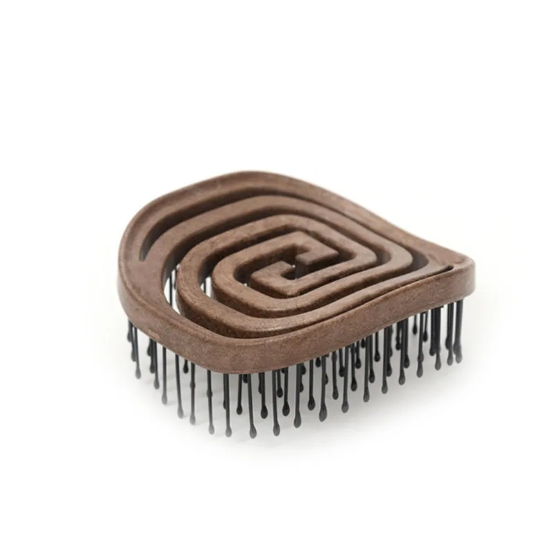 Custom Logo 2023 New Design Small Flexible Ventilated Detangling Hair ...