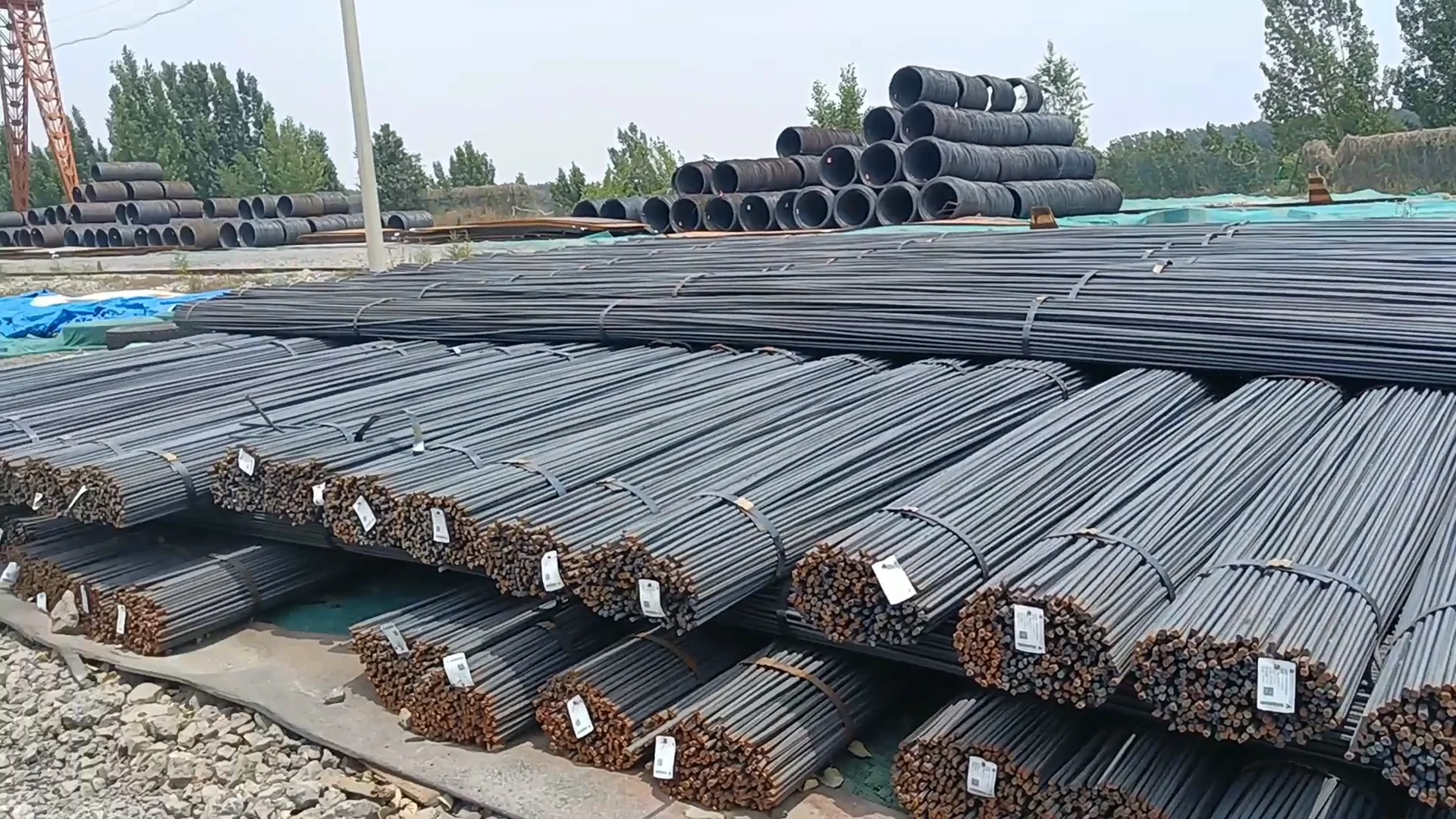 Bs4449 Standard B500b Deformed Round Steel Bars With 8mm Sizes 6 - 12m ...
