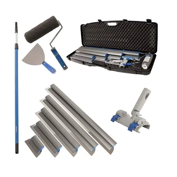Sp-805 Putty Scraper Kit With Extension Pole 10 Pcs Blades 20cm 30cm ...