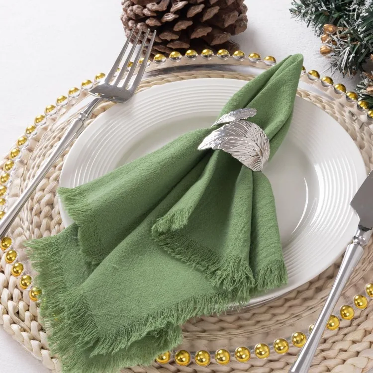 Custom Wedding Cotton Napkin Cloth Solid Color 18*18inch Hand Towels ...