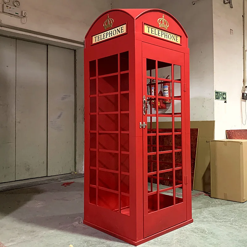 2023 Hot Sale Ornament British Style Pink London Telephone Booth London ...