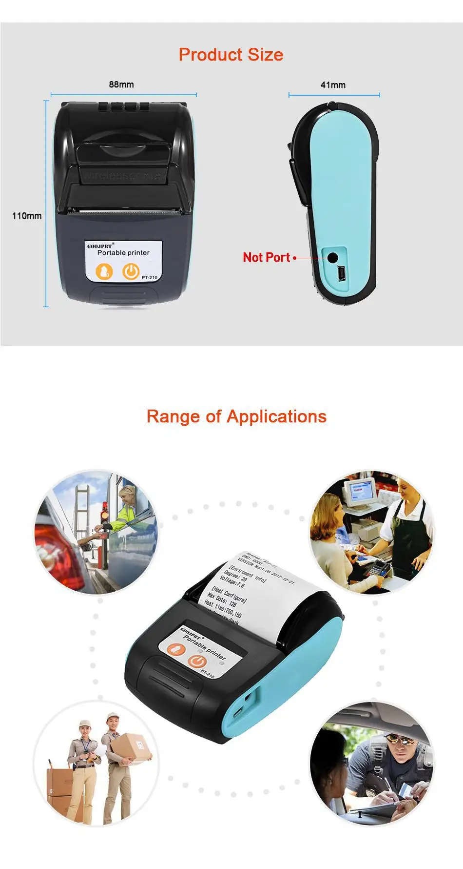 20-50mm Price Tag Printer Handheld Barcode Sticker Printer| Alibaba.com