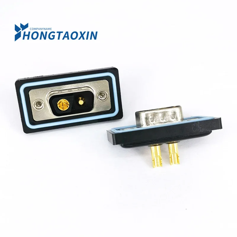 Waterproof D-sub 2v2 Male High Current Welding Wire Plug 2p Connector 2 ...