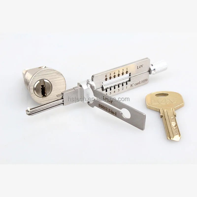 Civil Lock Pick 2 in 1 Tool SS312 - Stainless Steel Locksmith