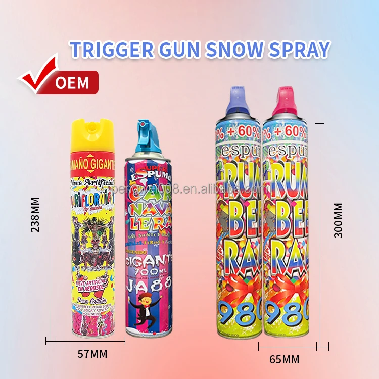 Party Spray Birthday Stuff White Foam Snow Spray Carioca Carnaval ...