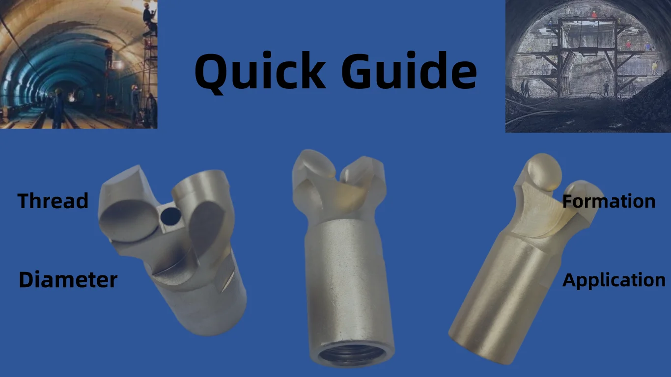 Sml Mining Tools Multiple Size Pdc Anchor Bit Hard Rock - Buy Anchor ...