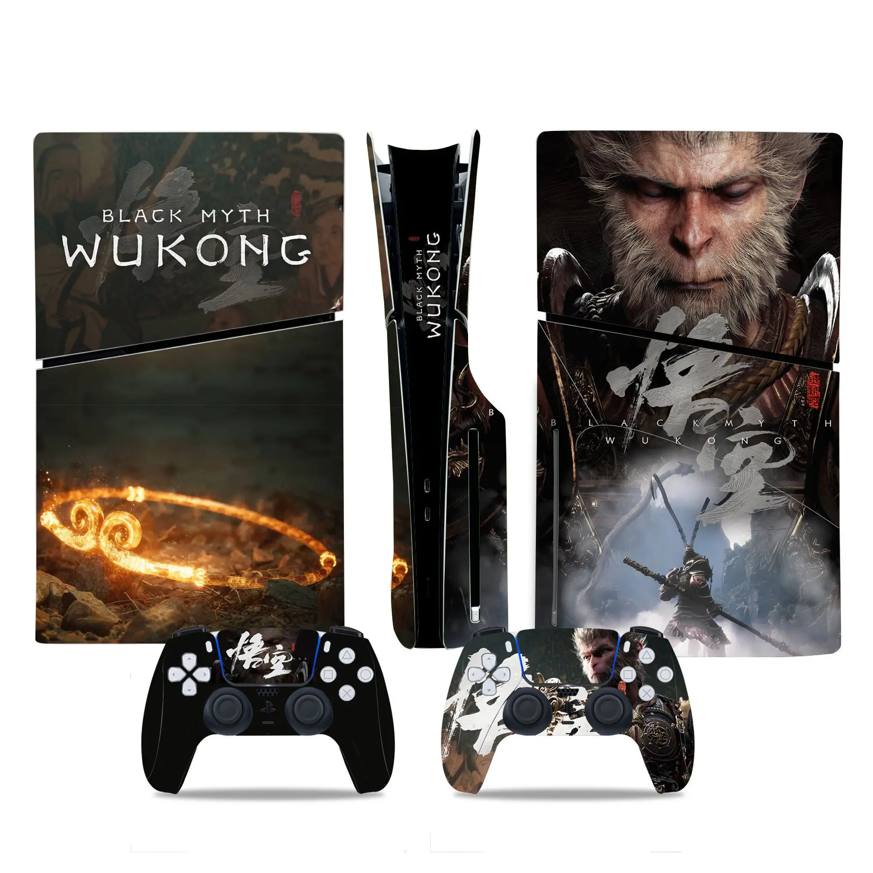Black Myth Wukong Sticker Skin For For Sony Playstation 5 Video Game ...