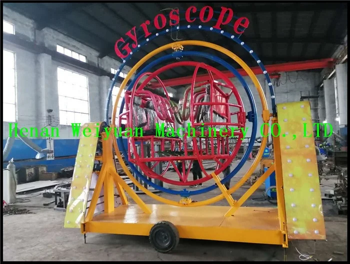 Attractions Amusement Rides Mounted Trailer Fun Fair Motorized Human ...
