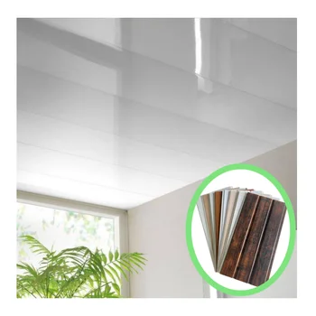 Interior White Plastic Marble Sheet Pvc Wpc Pvc Garage Ceiling Panel ...