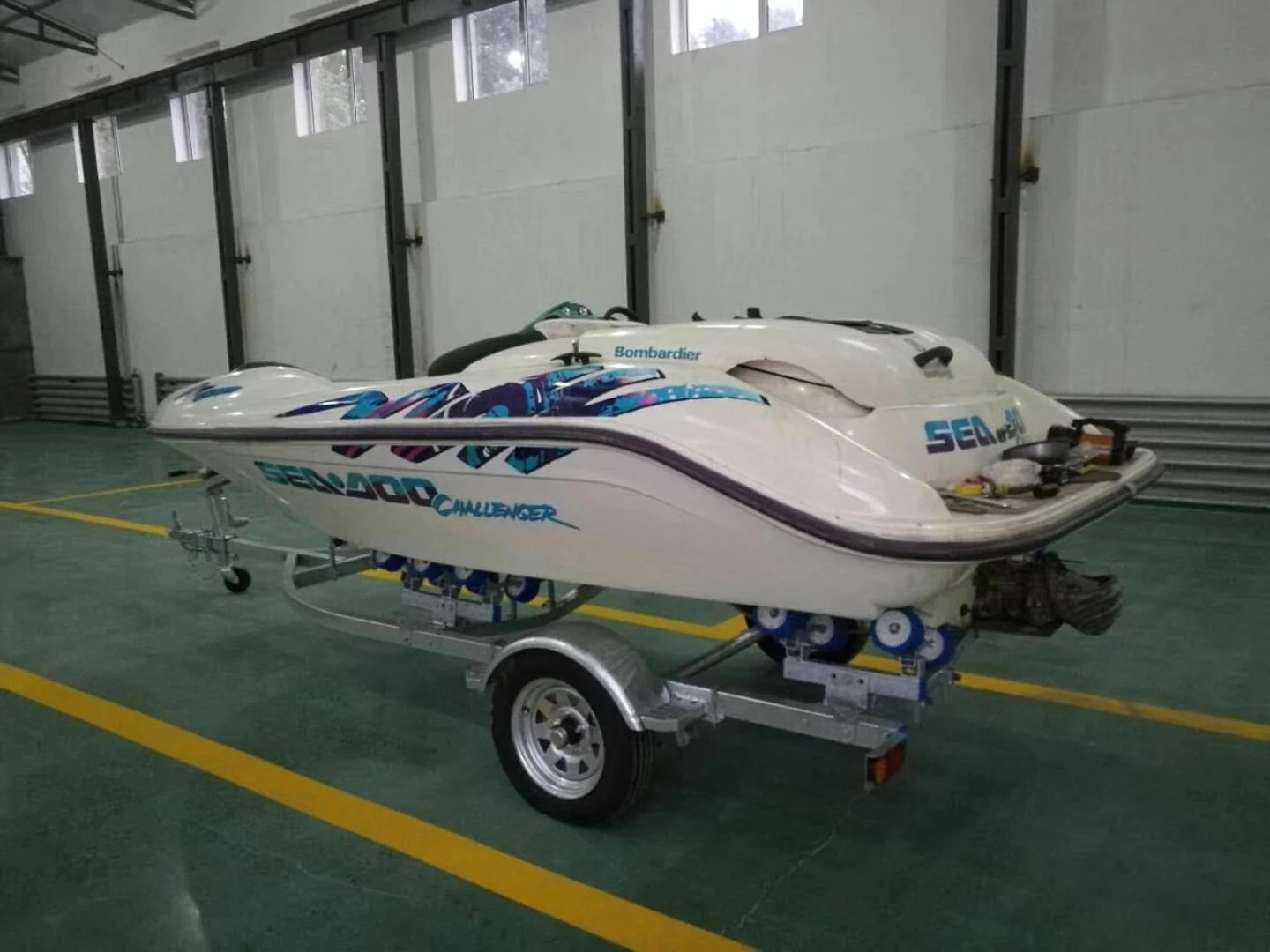 Galvanized Yacht Trailer Jet Ski Trailer Inflatable Off Road Boat ...
