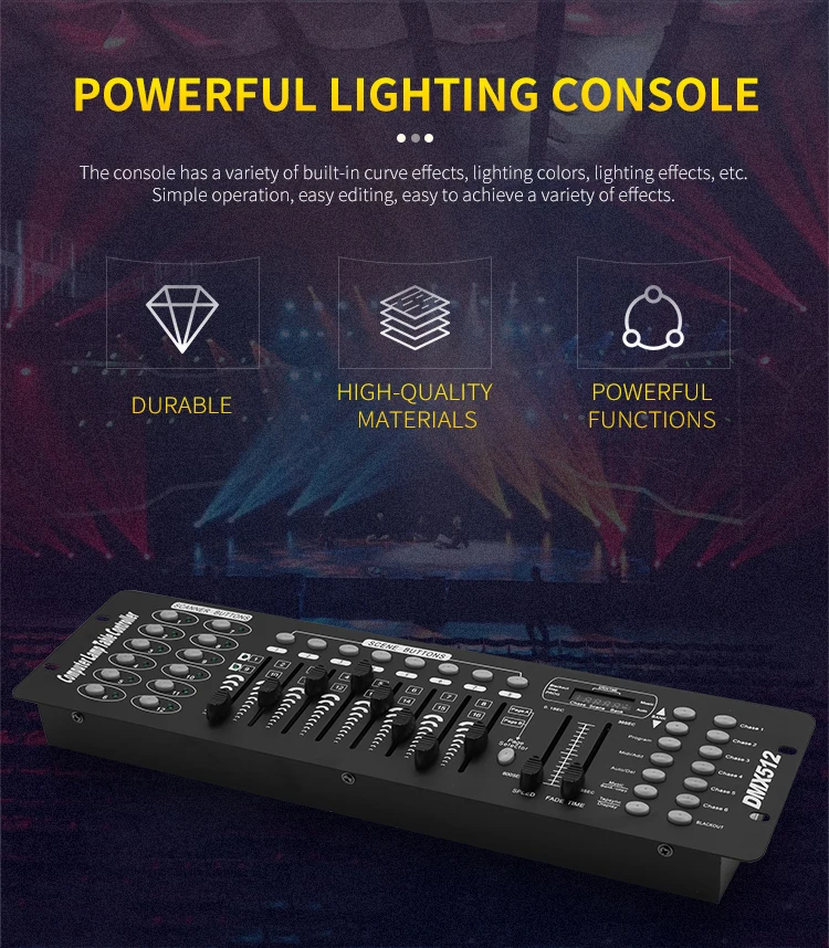 Guangzhou Factory Stage Lighting Console Dmx 192 Lighting Controller ...