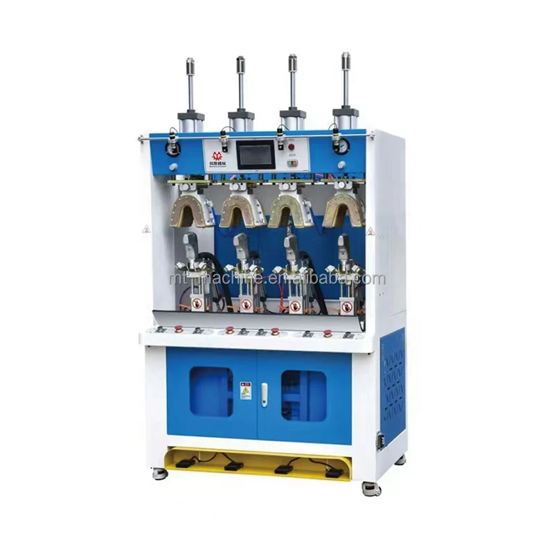 Energy Efficient Pneumatic Four Cold Shoe Heel Setting Machine