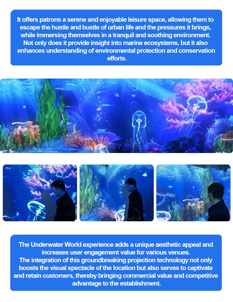 . marine ecosystem interactive museum projector kids projector ...
