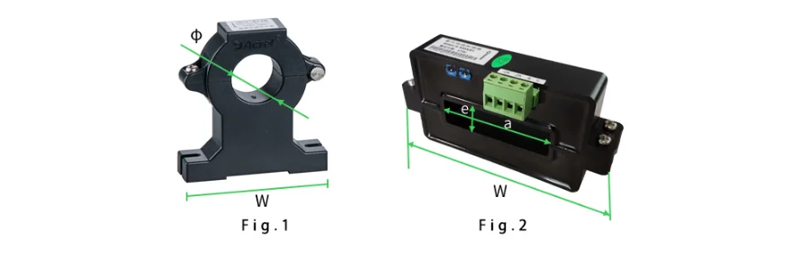 Hall Effect Current Sensor Ahkc-ekb Split Core Hall Sensor With Input 0 ...