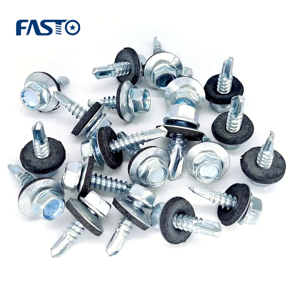 Din 7504 Hex Head Self Drilling Screws With Washer Free Sample Made in ...