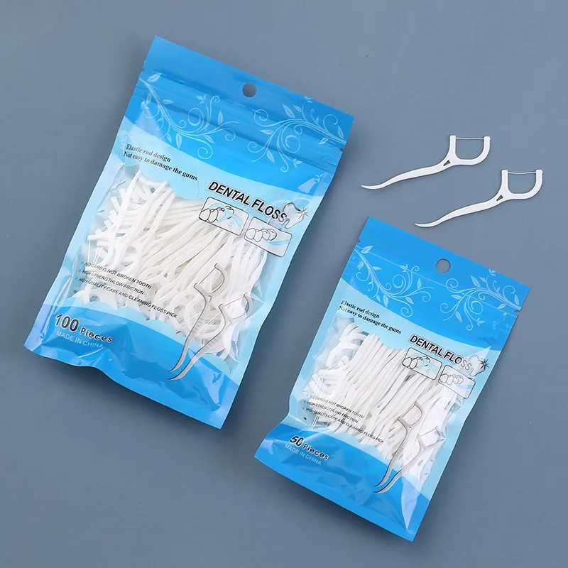 Orthodontic Flossers For Braces,50 Count Dental Ortho Floss Picks - Buy ...