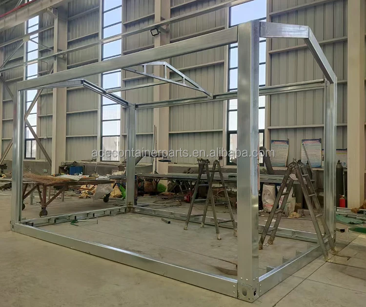 6 X 3 X 2.8 Meter Flat Pack Galvanized Light Steel Prefab Shipping ...