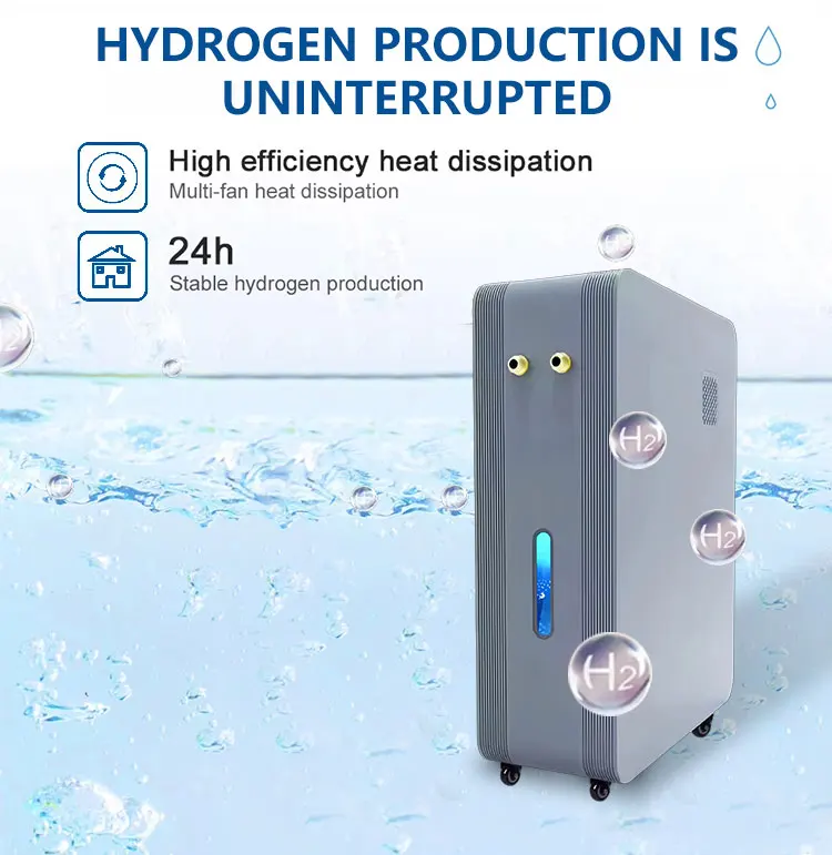 High Flow 7.5L/min Nano Hydrogen Bath Generator PEM Hydrogen Water ...
