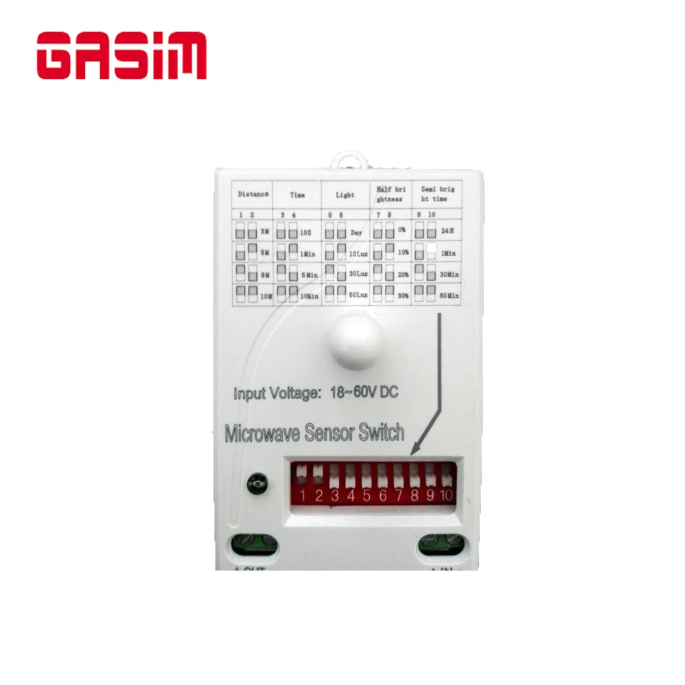 Human Detected 5.8ghz 12v 24v Dc 110v 220v Pir Microwave Sensors Micro ...