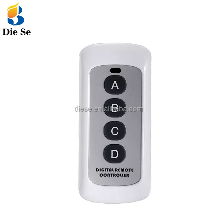 433mhz Ev1527 Learning Code Remote Control Switch 4 Button Rf ...