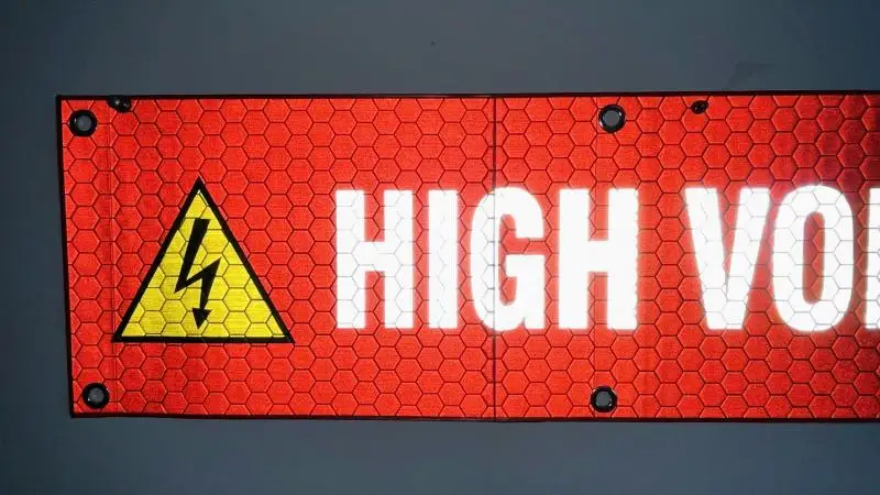 Pvc Reflective Roll Up Banner Road Safety Custom Printing Reflective ...