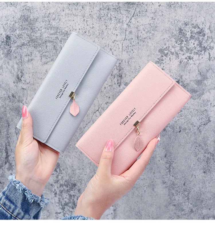 Hot Sale Fashion Korean Long Wallet Women's Multi Card Large Capacity ...