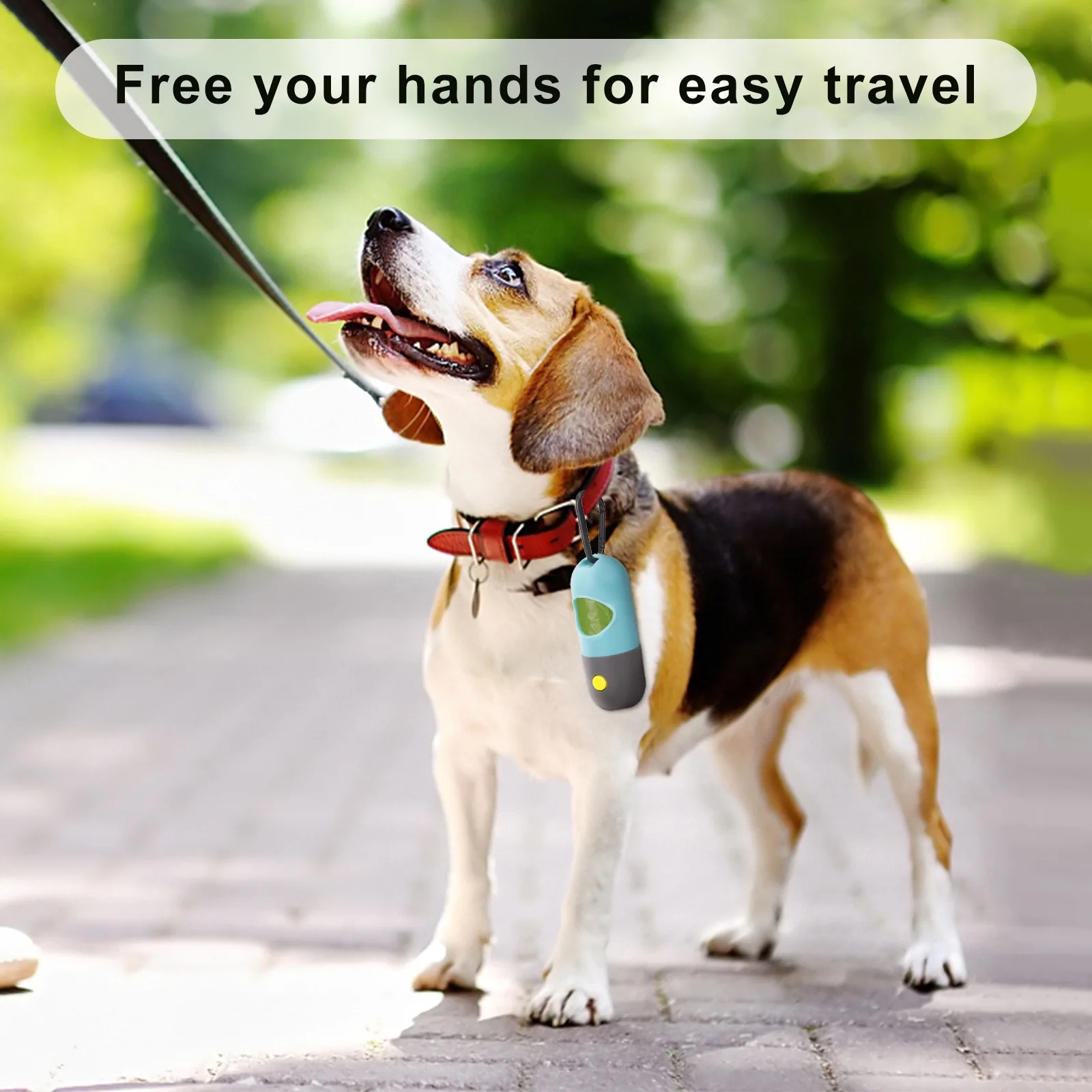 Eco Plastic Pet Waste Dispenser Bag Carrier For Leash Multi Functional ...