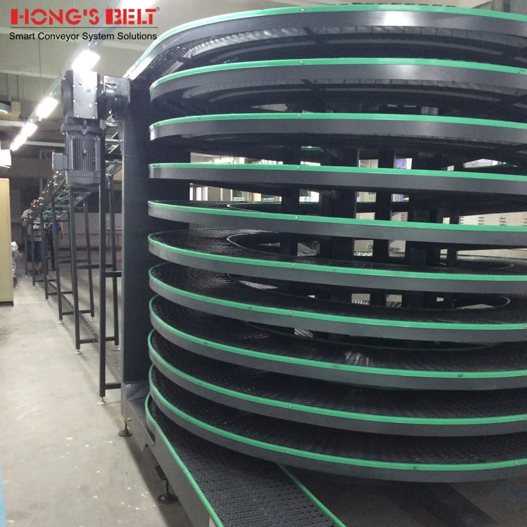 Hongsbelt Flexible Spiral Screw Conveyor - Cooling & Efficiency