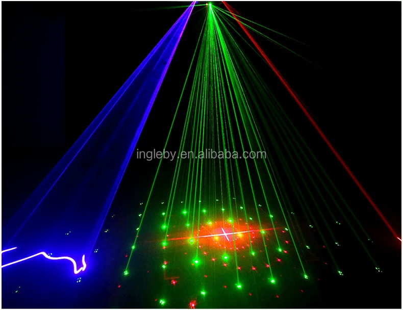 RGB Full Colors Two Heads Dj Equipment Party Light Beam Laser Disco Light