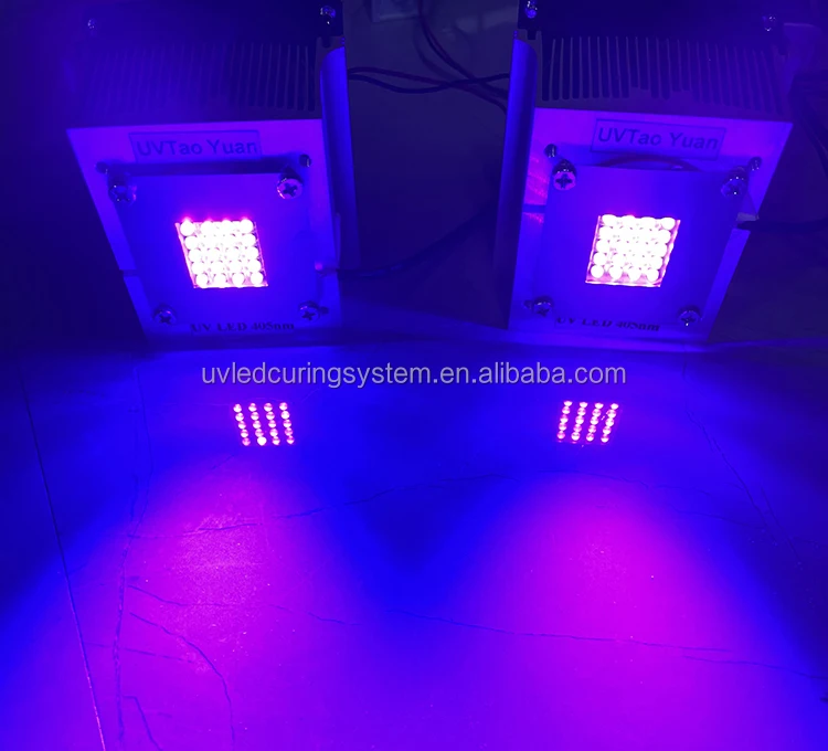 High Power 60 90 120 Degree Focused Big Lens UV LED Curing Light 365nm ...