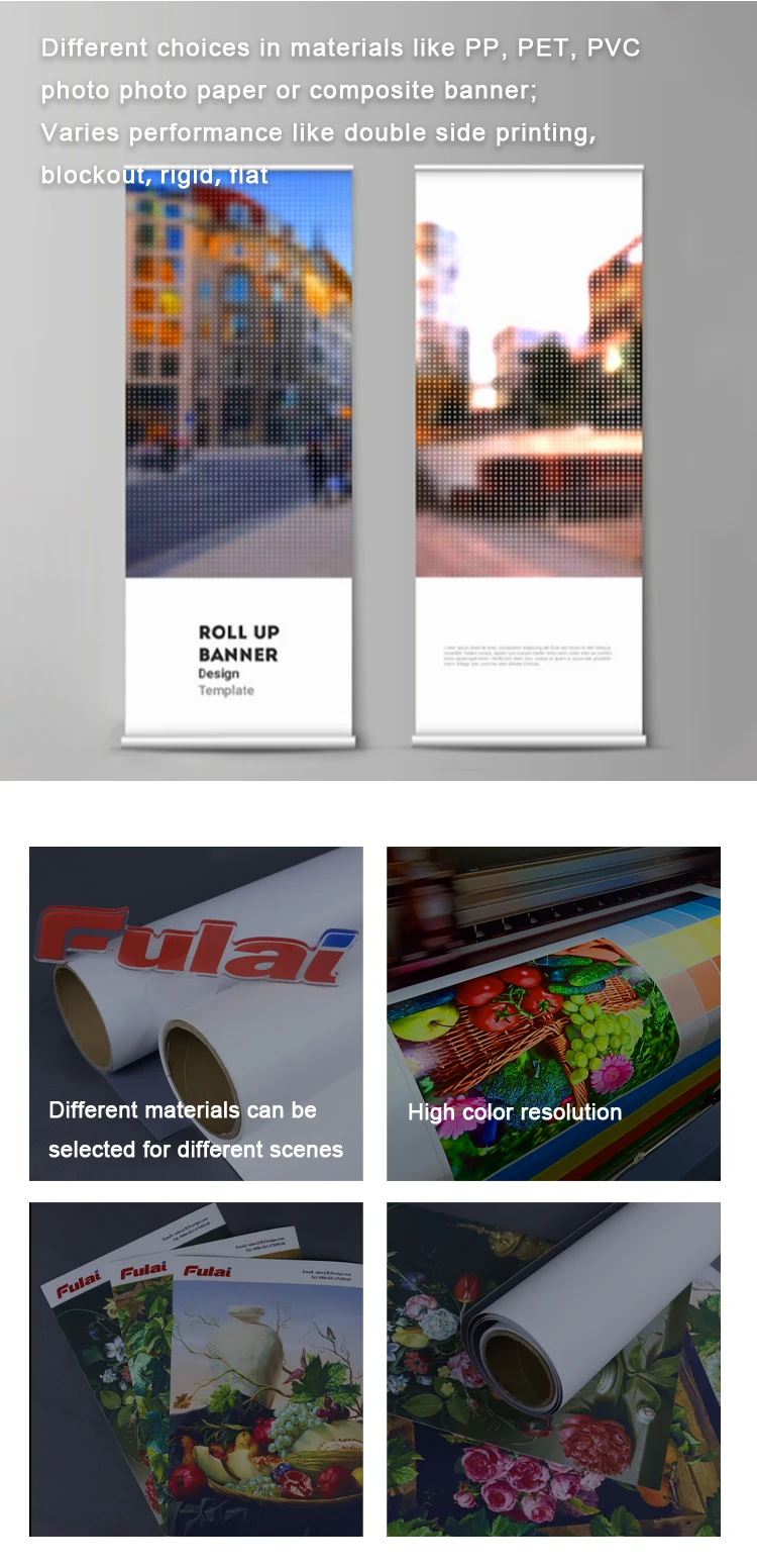 FULAI Eco-Sol PP Film Banner - High Density Greyback Block Out