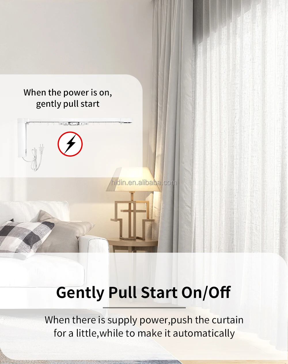 Tuya Smart Life Electric Motorized Wifi Smart Curtain Motor Tuya Roller ...