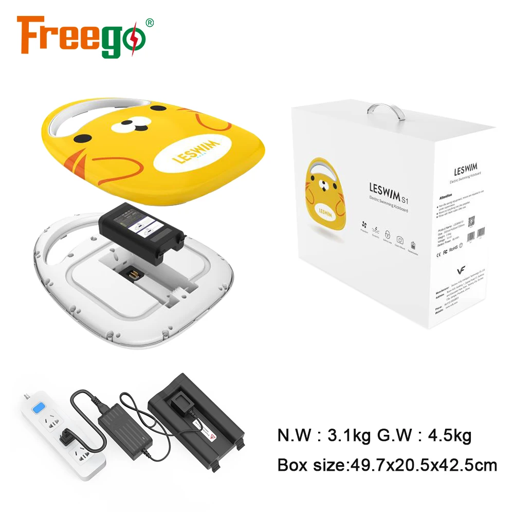 Freego 250w Motor Electric Floating Swimming Kids Surfing Kickboard ...