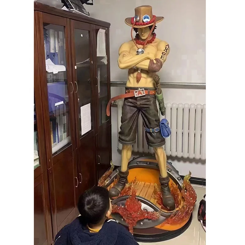 Custom Life Size Anime Figure Resin Sculpture One Piece Figure Portgas ...