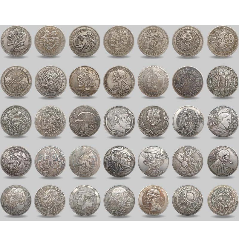 1888 Morgan American Silver Dollar Monet Coin Commemorative Coin - Buy ...