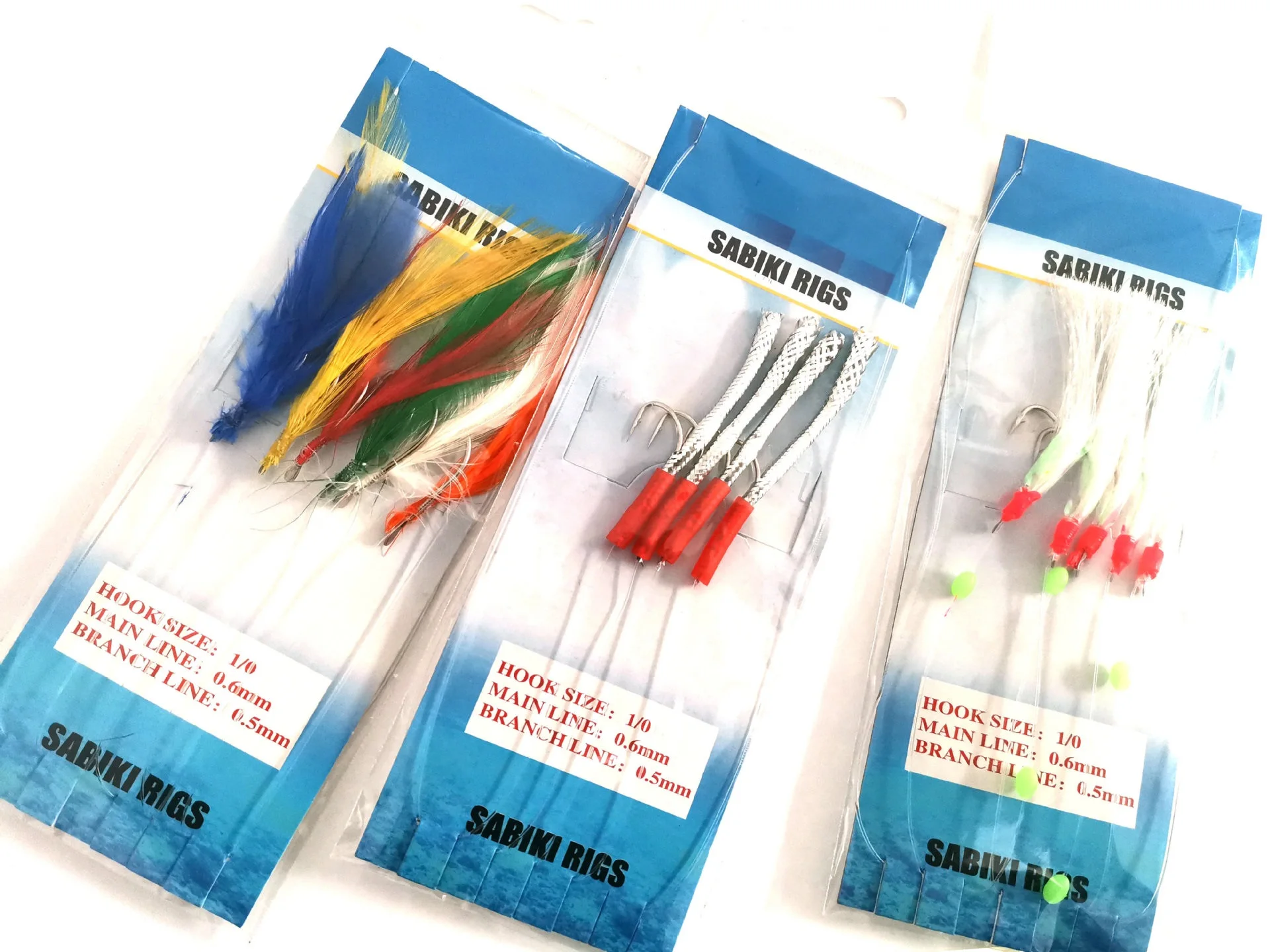 Willfishing 1/0 Flasher Sabiki Rigss Fly Fishing Hook Sabiki Hook With ...