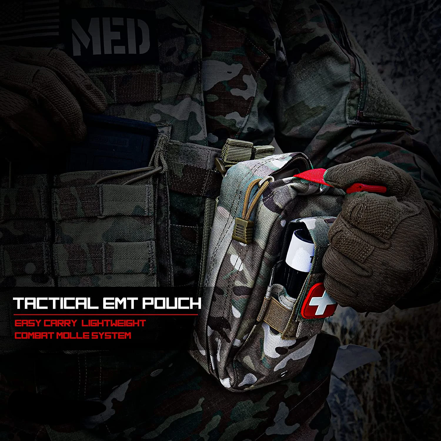 Trauma Ifak Pouch Tactical Internal Edc Custom Molle Medical First Aid ...