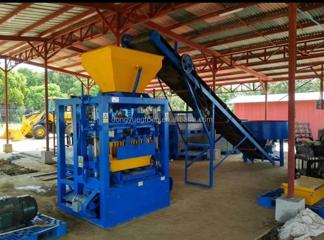 Cheap Qt4 - 24 Semi Automatic Hollow Block Making Machine