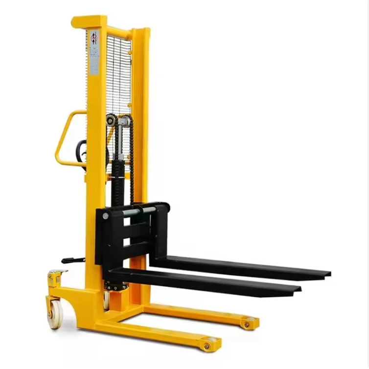 Mini Pallet Stacker Truck Manual Hydraulic Lift Forklift Manual Hand ...